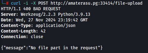 Proving Grounds - Amaterasu · Hacking Things